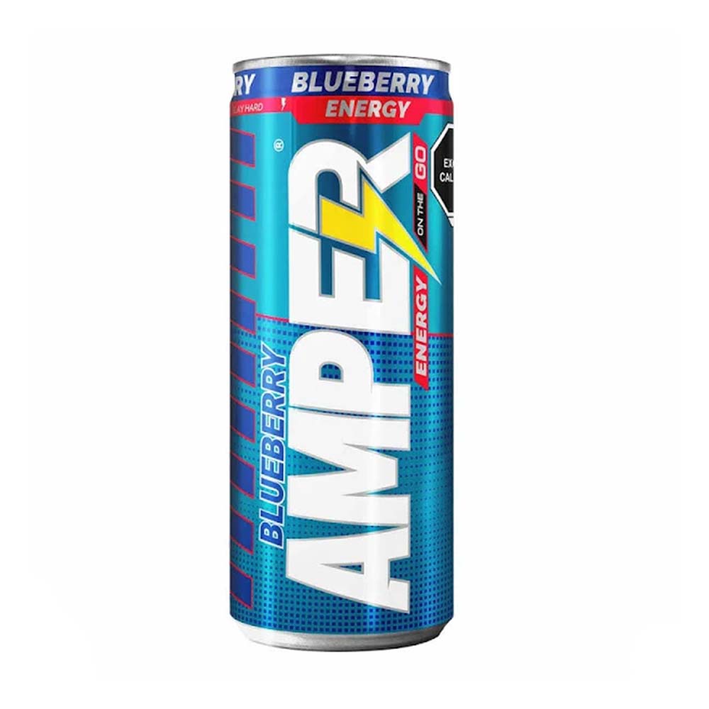 BEBIDA ENERGETICA AMPER BLUEBERRY 473 MLS – Licores El Molino